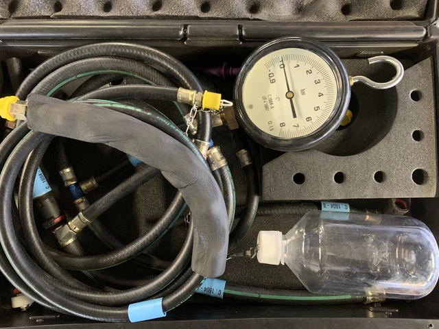 WERKZEUG KRAFTSTOFFDRUCK EINSTELLEN und Kontrolle C.1604-ZZ Zustand ...