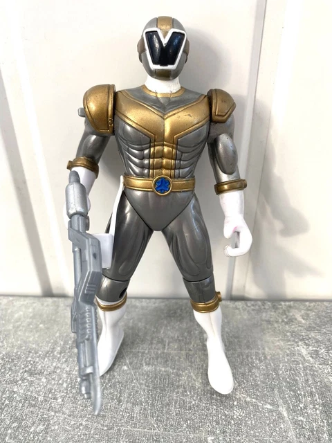 FIGURINE POWER RANGERS Lightspeed Rescue Titanium Ranger 5,5 pouces ...