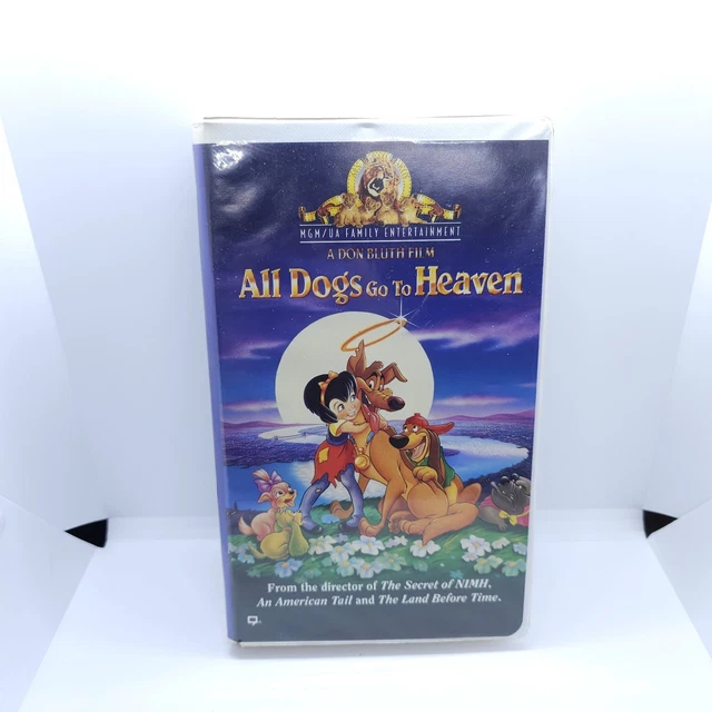ALL DOGS GO to Heaven VHS (1989) Don Bluth MGM UA Home Video £3.72 - PicClick UK