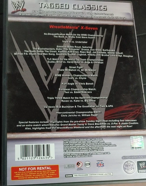 WWF DVDS WRESTLEMANIA XVII 17 2001 Wrestling (2 DVDs, Box) WWE EUR 29,99 - PicClick IT