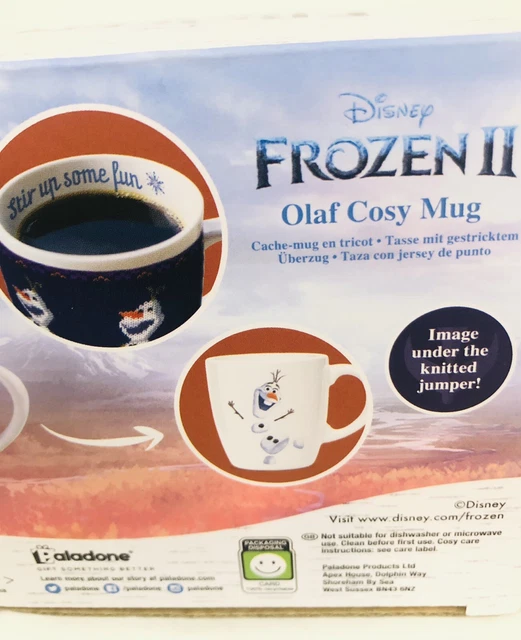 FROZEN 2 II Olaf Cosy Mug Cup Disney Brand New Stir Up Some Fun W ...