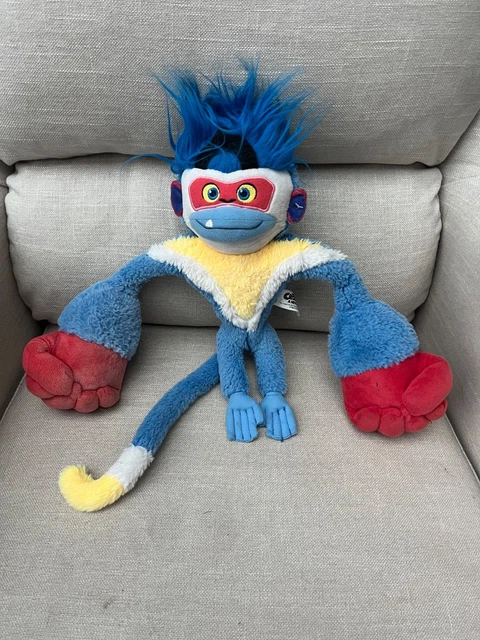 DREAMWORKS THE CROODS Punch the monkey blue soft toy plush £7.58 ...