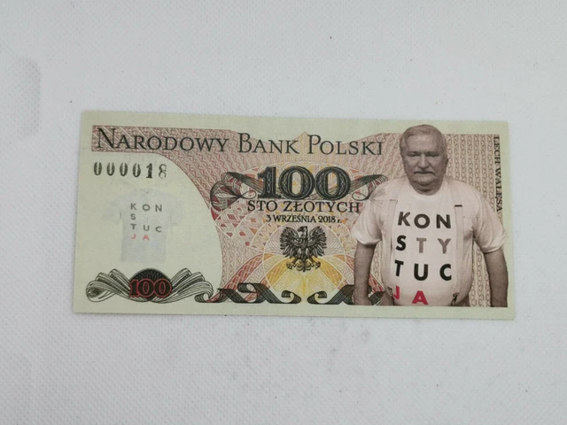 100 ZLOTYCH POLISH BANKNOTE POLAND POLSKI banknot nieobiegowy FANTASY ...