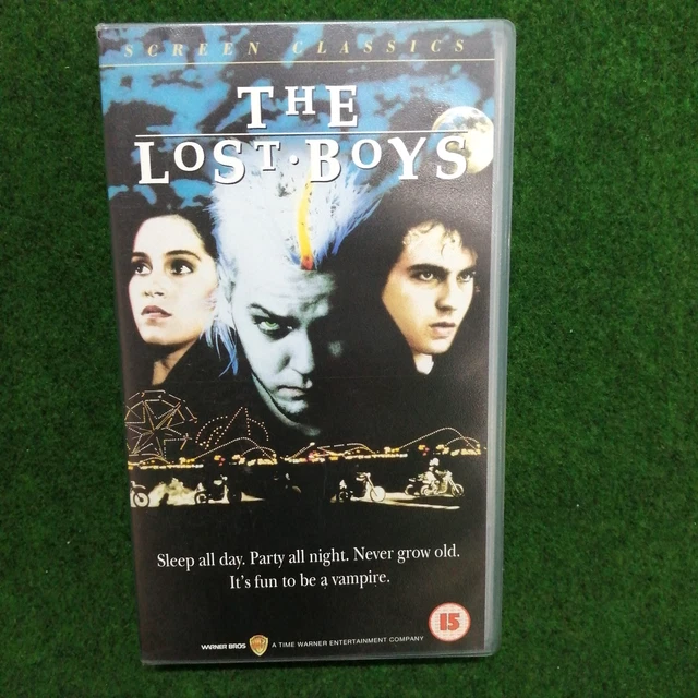 THE LOST BOYS Vintage VHS Video Tape 1987 Rare Kiefer Sutherland Jason ...