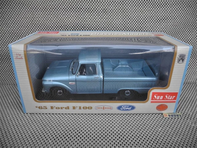 ANCIEN MODÈLE DISCONTINU 1/18 1965 Ford F100 Pickup Mint Sunstar 1272 ...