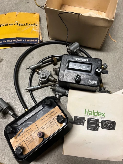 HALDA SPEEDPILOT AND Tripmaster connections NEW NOS rally Porsche 911 ...