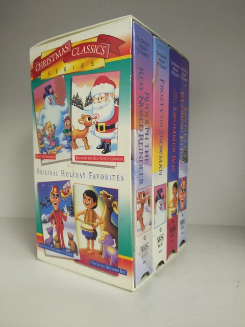 VINTAGE CHRISTMAS CLASSICS VHS: 1993 | Frosty | Santa | Rudolph ...