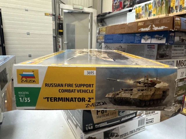 ZVEZDA 1/35 SCALE Terminator 2 Russian Fire Support Vehicle £40.00 ...
