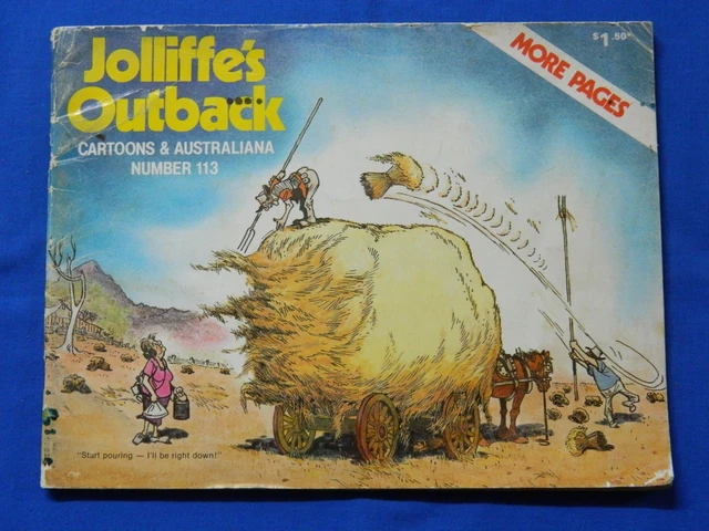 ERIC JOLLIFFE'S OUTBACK Cartoons & Australiana #113 comic book $15.00 ...