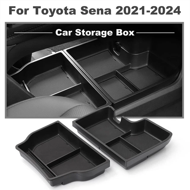 FOR TOYOTA 2024 2025 Sena Center Console Organizer Tray 2PCS Lower ...