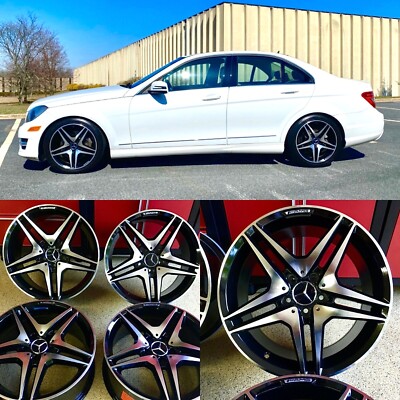 MERCEDES 20 INCH Staggered Wheels Rims Set4 New Cls450 Cls400 Cls550 Cls500 Amg EUR 1.133,72 ...