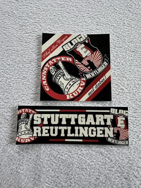 ULTRAS AUFKLEBER STUTTGART Sammlungsauflösung Fußball Sticker VfB CC97 ...