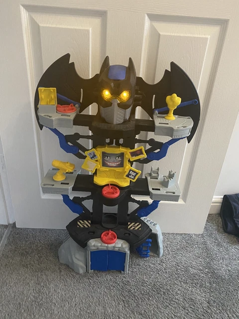 FISHER-PRICE IMAGINEXT TRANSFORMING DC Super Friends Batman Batcave 3 ...