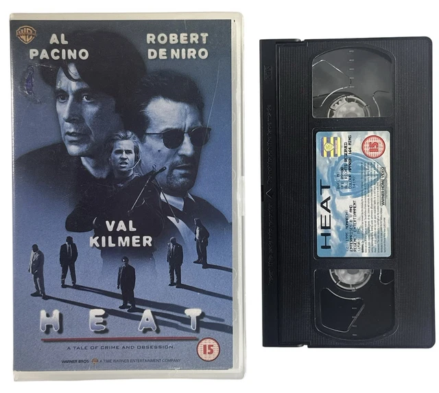 HEAT VHS ACTION Al Pacino Robert Senior Val Kilmer 1995 £7.95 - PicClick UK