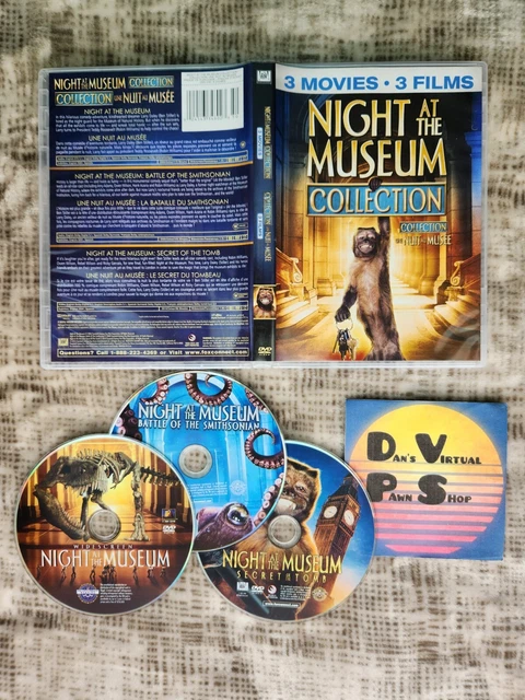 NIGHT AT THE Museum Collection DVD Battle of the Smithsonian Secret of ...