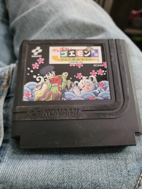 GANBARE GOEMON GAIDEN: Kieta Ougon Kiseru Famicom NES Japan US Seller ...
