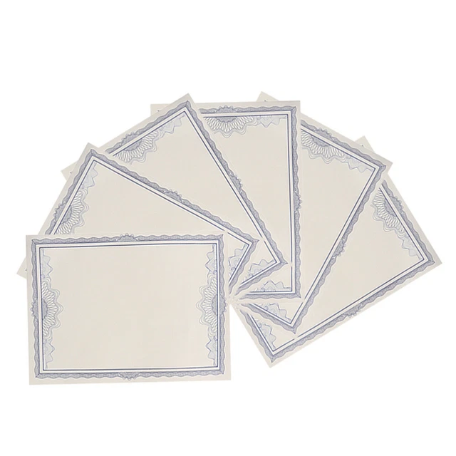 GRADUATION CERTIFICATE PAPER Paper Core Blank Certificate Paper Border ...