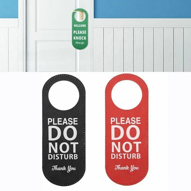 BLACK AND GREEN Do Not Disturb Signs for Doors Meeting Room Door ...