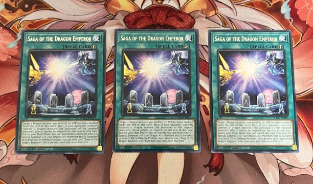 YUGIOH X3 SAGA of The Dragon Emperor MAZE-EN023 Rare 1st Edition NM $1. ...