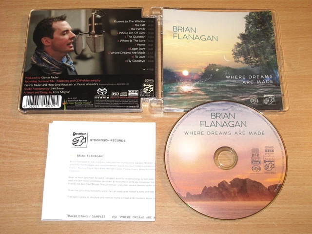 BRIAN FLANAGAN SACD CD - Where Dreams Are Made / 2017 PRESSING ALLEMAND ...