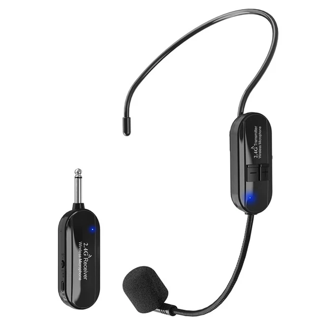 DIGITAL SAMPLING WIRELESS Microphone Headset 160FT Range for Teach ...