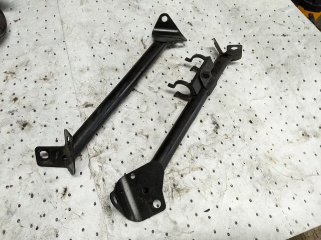 MINI BMW R52 R53 Convertible Diagonal Rod Strut Brace Chassis Pair ...