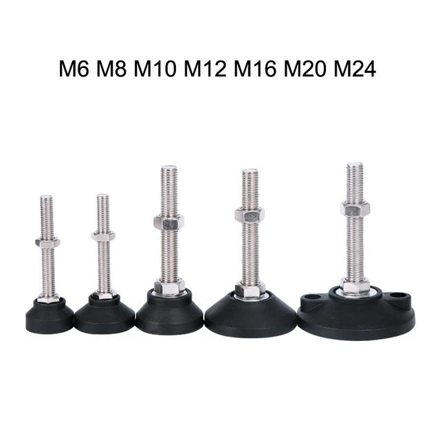 M6 M8 M10 M12 M16 Furniture Feet In Height Tilting Feet Adjustable ...