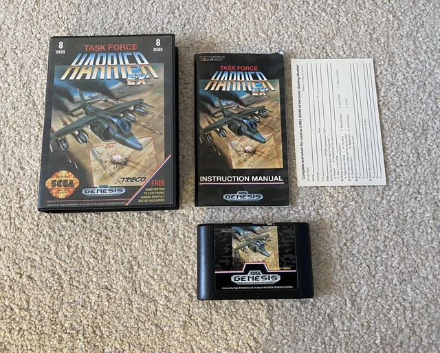 TASK FORCE HARRIER EX - Sega Genesis - Boxed & Complete Megadrive £99. ...
