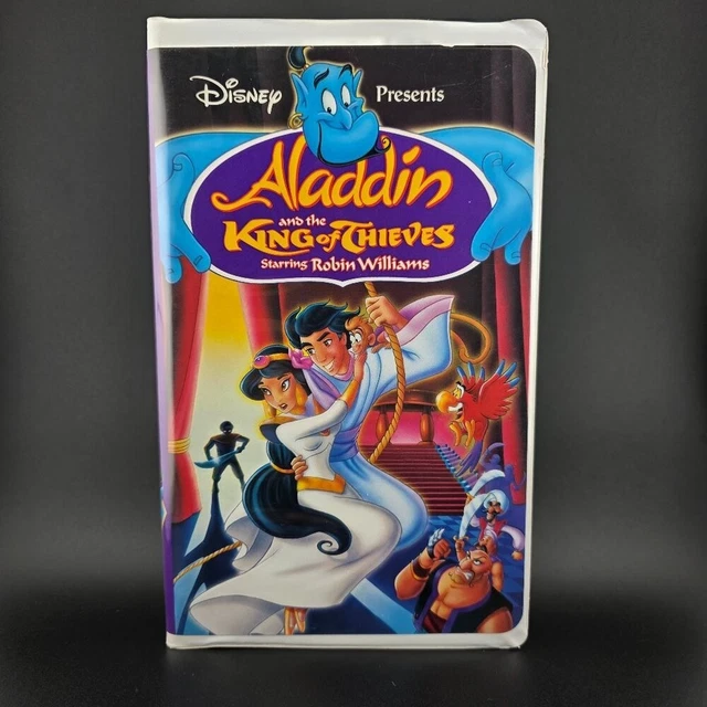 DISNEY ALADDIN AND the King of Thieves VHS Starring Robin Williams ...