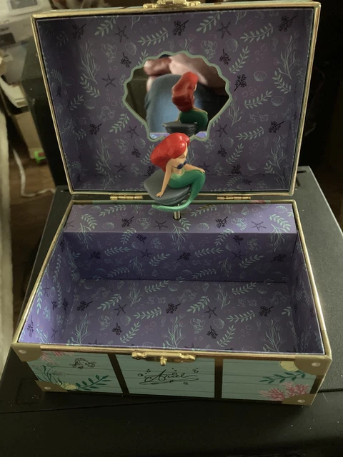 RARE DISNEY PRINCESS Ariel The Little Mermaid Musical Jewellery Box £6. ...