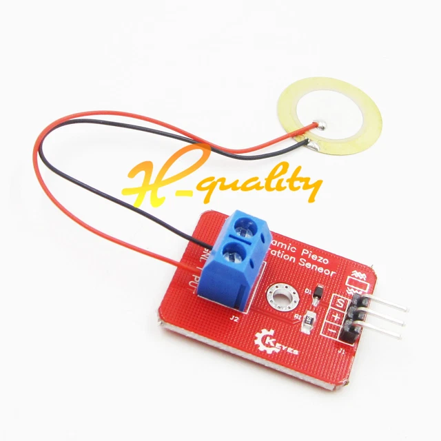 VIBRATION SENSOR ANALOG Piezoelectricity Ceramic Piezo for Arduino good ...