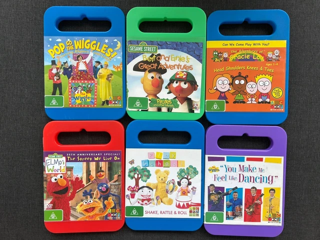 ABC FOR KIDS DVD Bundle X6 Sesame Street The Wiggles Pal 4 Children TV ...