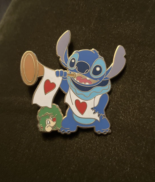 STITCH FANTASY PIN Disney Trading Pin White Rabbit Croquet Alice ...