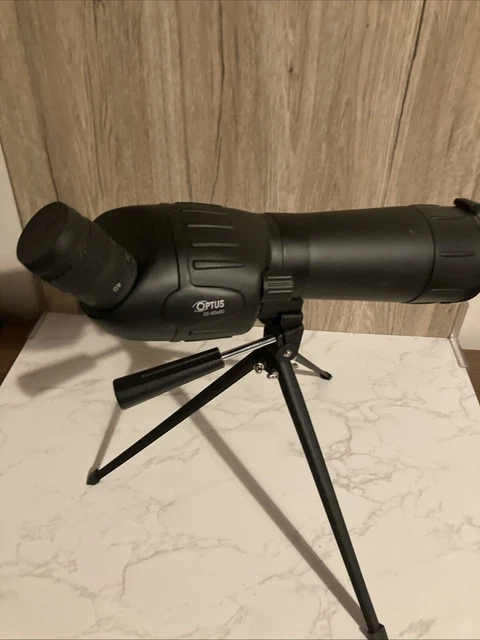 OPTUS ZOOM 20-60X60 Spotting Scope with Carry Case and Table Tripod ...