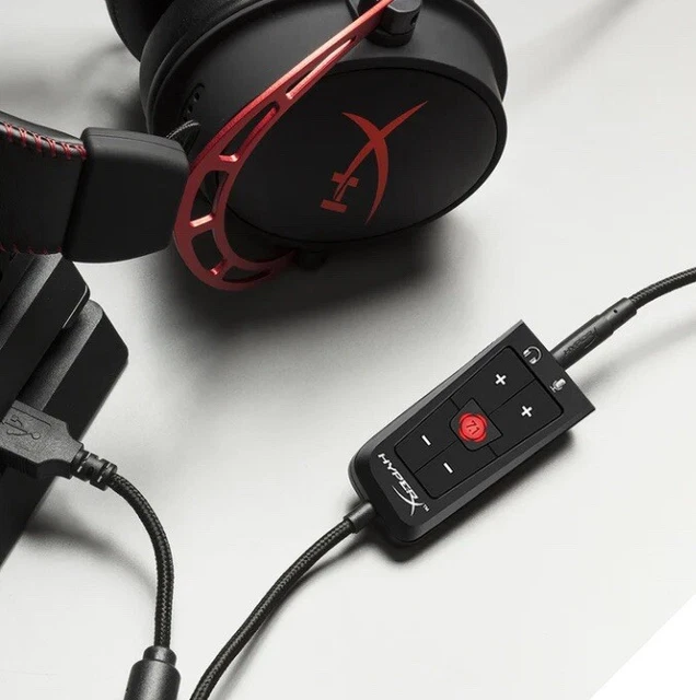 HYPERX USB SOUND card adapter 7.1 surround for Cloud II /Core 3.5mm ...