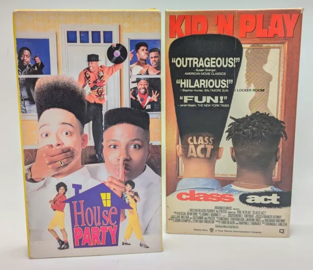 HOUSE PARTY & Class Act VHS Kid 'N Play Set Of 2 Tapes £22.61 - PicClick UK