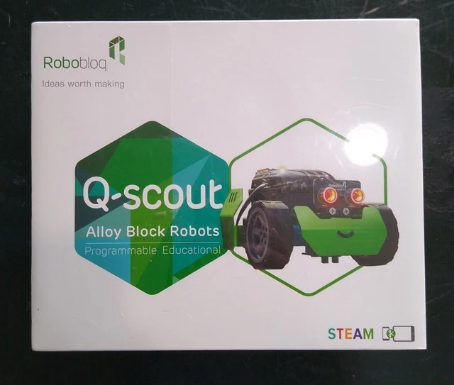 STEM ROBOT KIT Mechanical Building Robotic Coding Kit W/ Remote Control ...