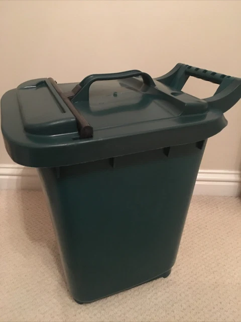 FOOD WASTE RECYCLING Caddy Large Green 23 Litre 23L Kerbside dust Bin ...