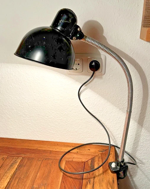 KAISER IDELL SCHWANENHALS-LEUCHTE Arbeitslampe sehr schön EUR 149,00 ...