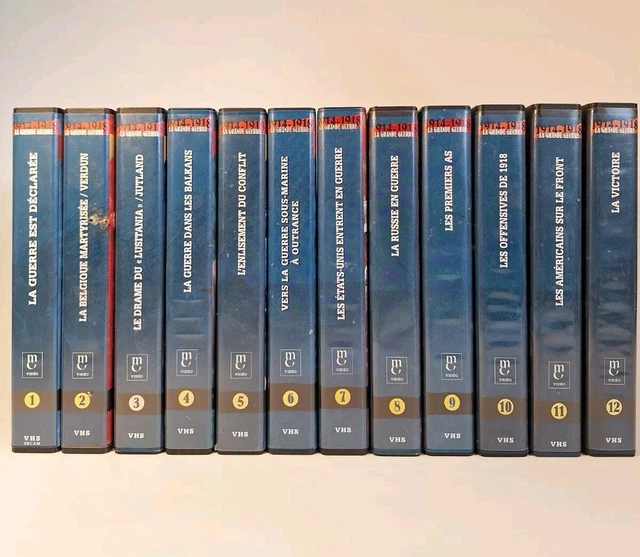 LA GRANDE GUERRE 1914 1918 Coffret Vhs Et Fascicules Collection ...
