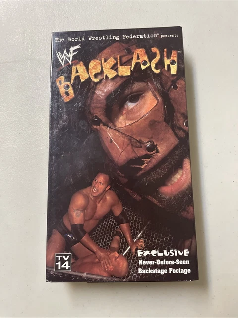 WWF - BACKLASH (VHS, 1999) Classic Wrestling VHS Titan Sports Koch ...