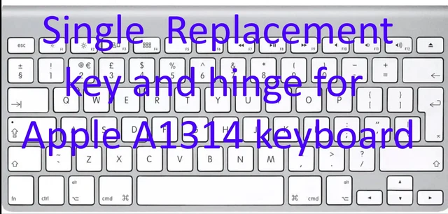 GENUINE REPLACEMENT KEYS key caps and hinges for Apple A1314 Magic ...