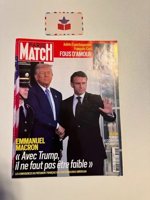 PARIS MATCH N° 3956 du 27 Février 2025 - EMMANUEL MACRON EUR 7,00 ...