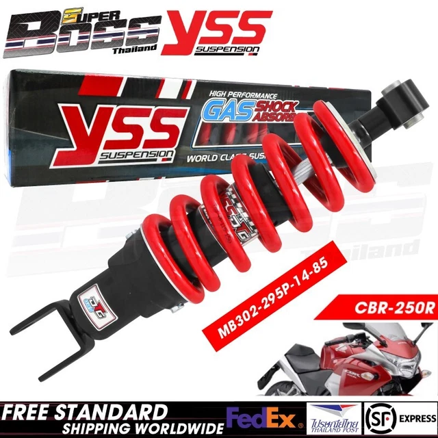 YSS DTG SHOCK Absorber Red/Black 295mm. For HONDA CBR250R $304.29 ...