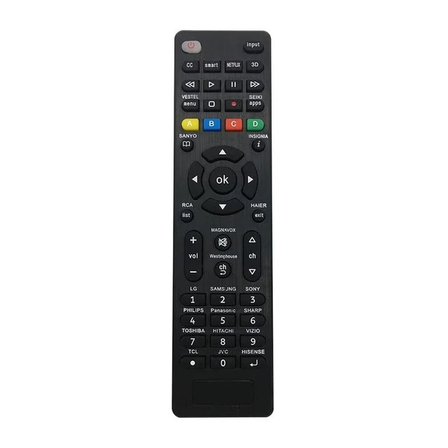 ALL IN ONE Universal Remote Control Compatible With Multi-Brand Remote ...