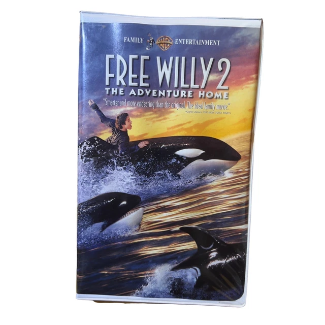 FREE WILLY 2 The Adventure Home Warner Bros. VHS 1995 Tape £10.15 ...