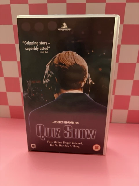 QUIZ SHOW BIG Box VHS Video Robert Redford Ex Rental £14.99 - PicClick UK
