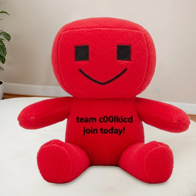 FORSAKEN C00LKIDD RED Cool Kids Cuddle Plush Buddy Toy Stuffed Animal ...