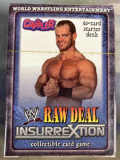 WWE RAW DEAL Chris Benoit Toothless Aggression 61 Card Deck ...