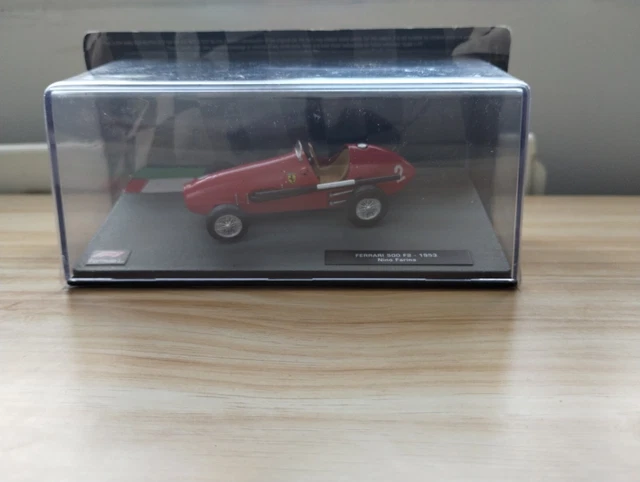 PANINI F1 CAR Collection 1953 Nino Farina Ferrari 500 F2 1:43 Scale ...